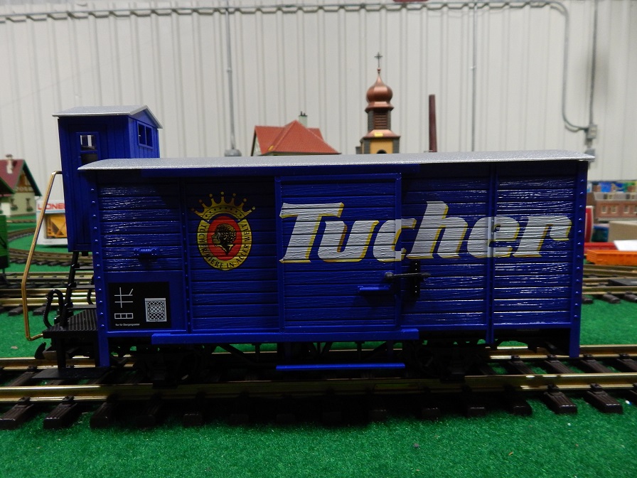 LGB 48260 Tucher Beer Box Car in Pre-Owned LGB Freight Cars